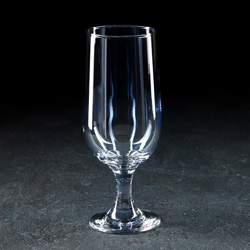 Бокал стеклянный «Бонитас», 400 мл, с гальваническим покрытием, цвет ...