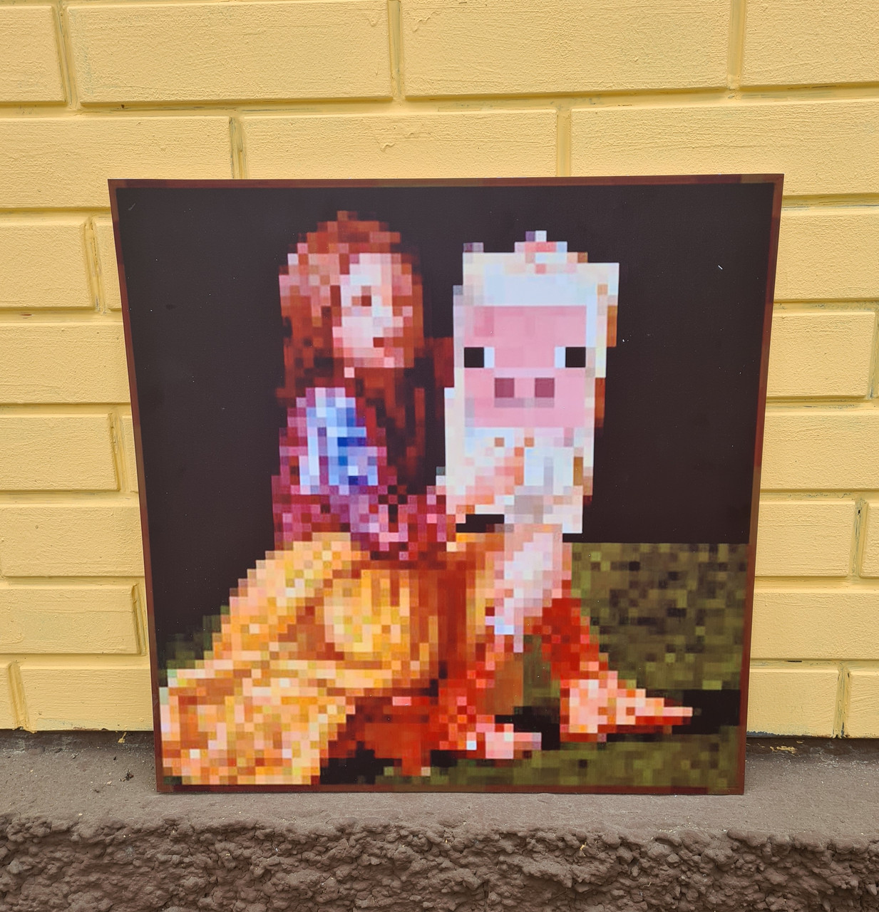 Постер Minecraft (Pig portrait): продажа, цена в Алматы. Фотокартины ...