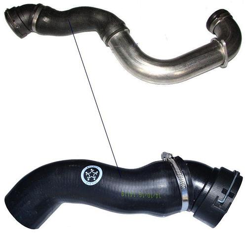 Патрубок интеркуллера BMW E60, E61 11617787468 (id 104272103)