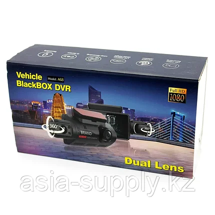 Видеорегистратор Dual Lens Vehicle BlackBOX DVR черный: продажа, цена в ...