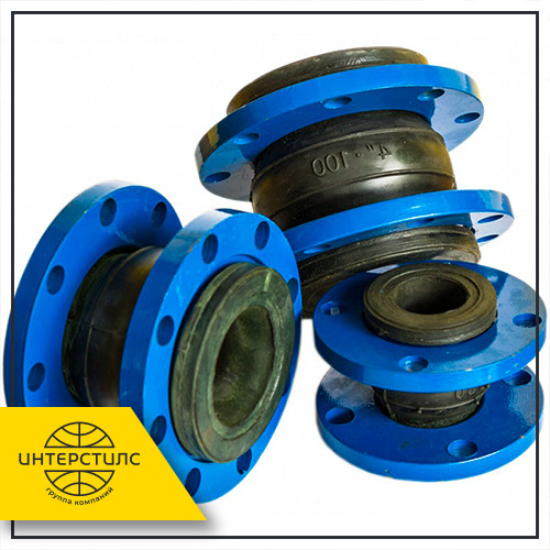 Фланцевый резиновый компенсатор Ду 125 Ру 10/16 EPDM (id 104822492)