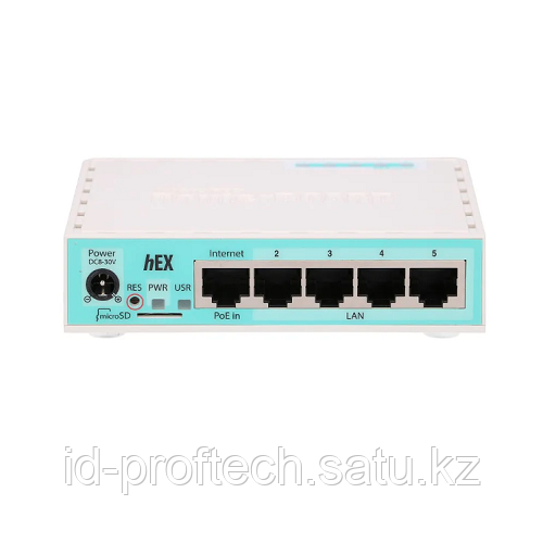 Сетевой Маршрутизатор MikroTik RB750Gr3 hEX Router. 5x Ethernet 10-100 ...