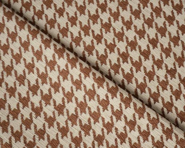 Мебельная ткань Гобелен с шениллом с принтом мелкой гусиной лапки (id ...