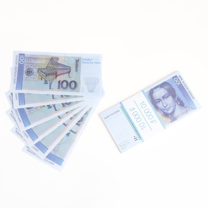 Пачка купюр 100 немецких марок (id 105226694)
