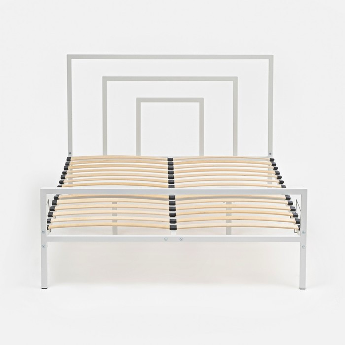 Кровать металлическая разборная с орт. Осн Мирта 1400х2000 белая (id ...