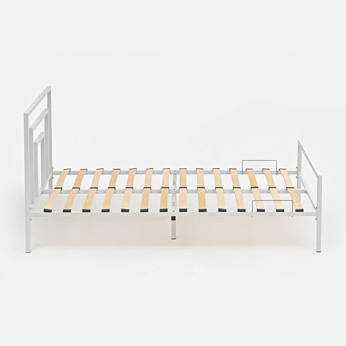 Кровать металлическая разборная с орт. Осн Мирта 1400х2000 белая (id ...