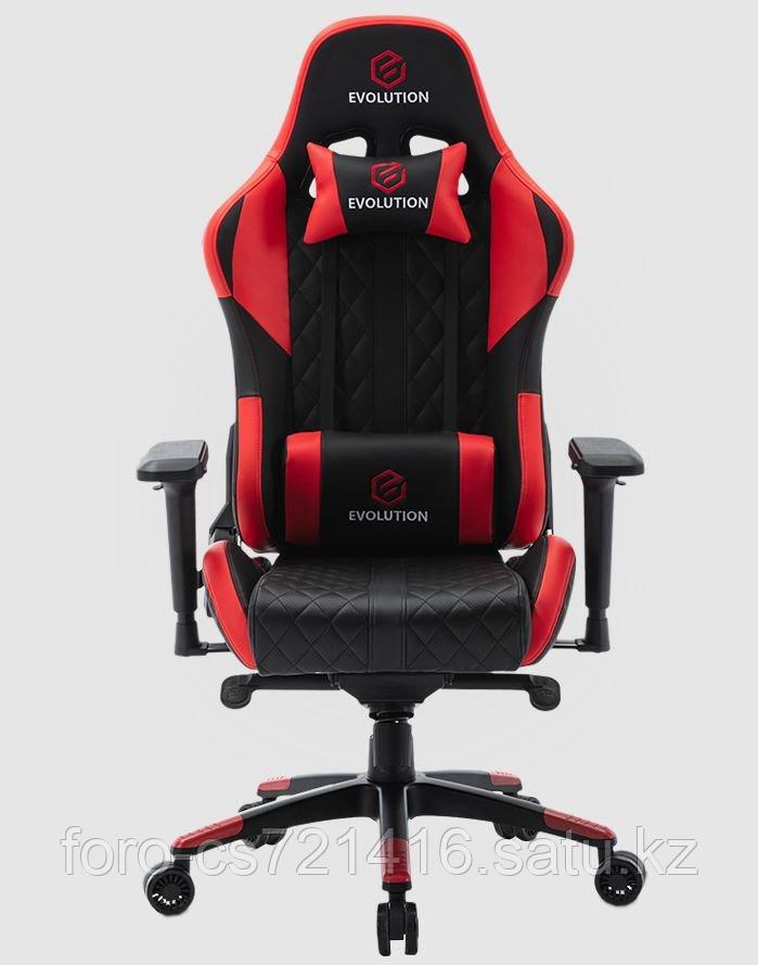 Игровое кресло Evolution RACER красный (id 105513865)