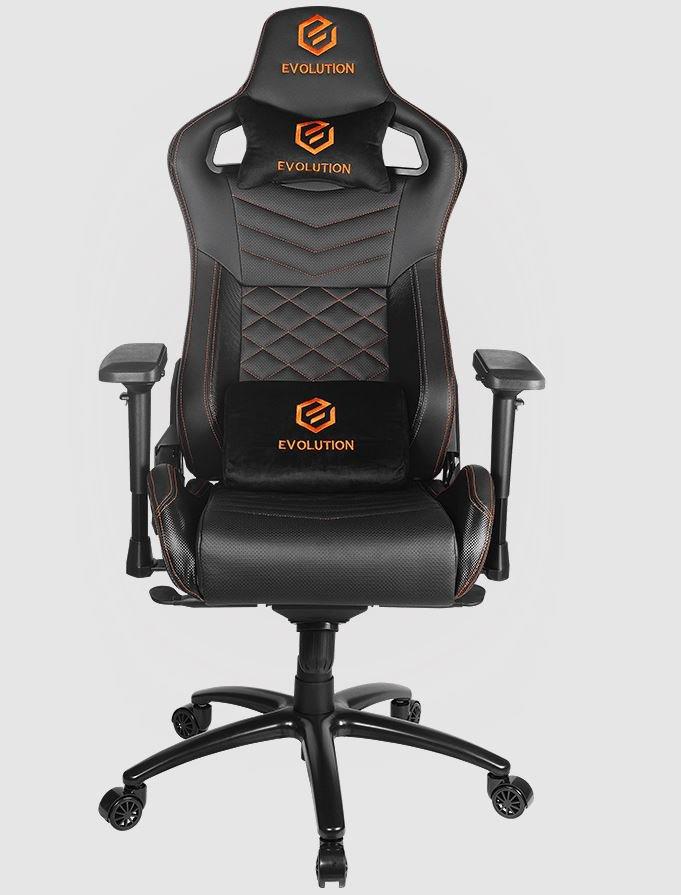 Игровое кресло Evolution OMEGA черный (id 105822161)
