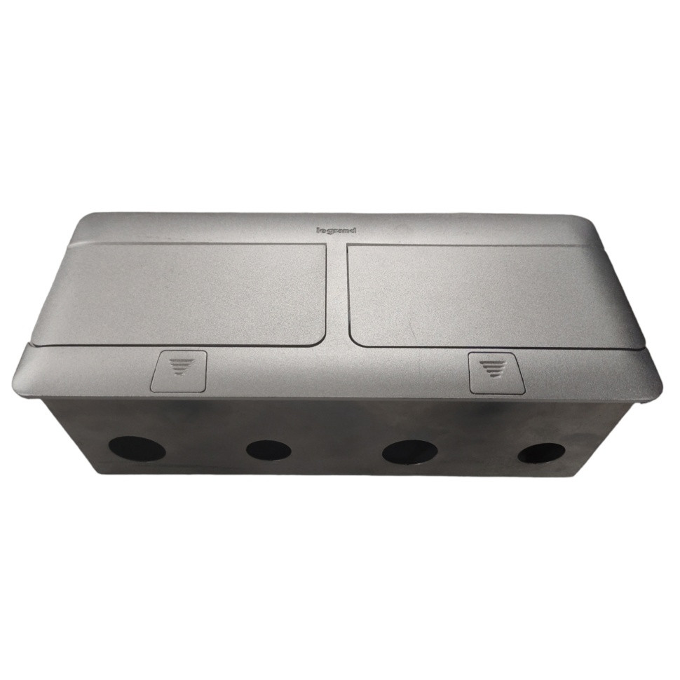 Legrand Выдвижной розеточный блок IP 40 - 8 модулей - алюминий (id ...