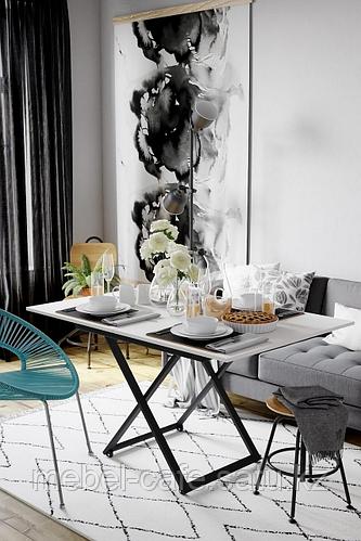 Стол трансформируемый "ГЕНРИ" (белый премиум) (id 106059956)