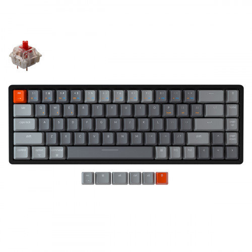 Keychron Red Switch RGB Hot-Swap Aluminum Frame Gateron G pro ...