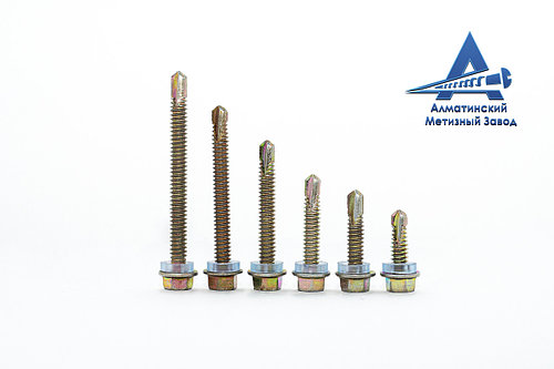 Кровельный шуруп Металл Металл 5,5х25: продажа, цена в Алматы. Шурупы ...