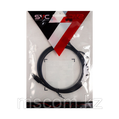 Переходник USB-USB Type C SVC USC-PV0120BK-P, Чёрный, Пол. пакет, 1.2 м ...