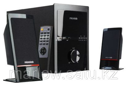 Колонки "Microlab M-700 U 2.1 with Subwoofer 46W RMS(14Wx2 + 18W),Remote control,Black кор-4шт ...