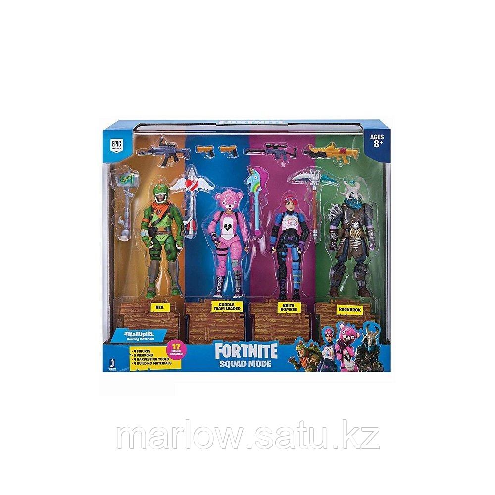 Fortnite FNT0019 Набор фигурок Fortnite 4 шт. с аксессуарами (id 107101384)