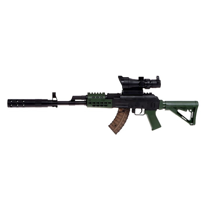 Игрушечный автомат Калашникова 47, стреляет гелевыми пулями 7-8 мм (id ...