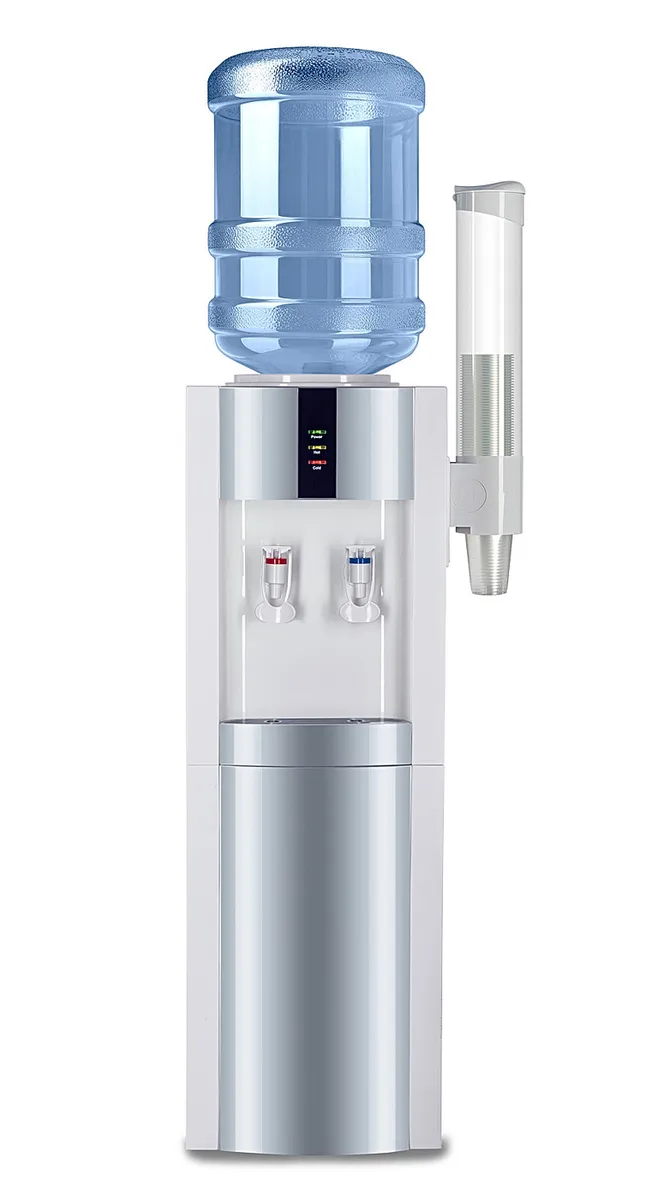 Кулер для воды LD-AEL-47c white/silver (электронное охлаждение / нагрев / со шкафчиком): продажа ...