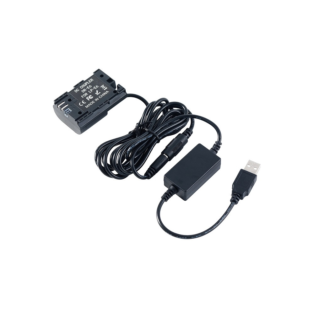 Адаптер кабель USB LP-E6 для Canon (питание от PowerBank): продажа ...