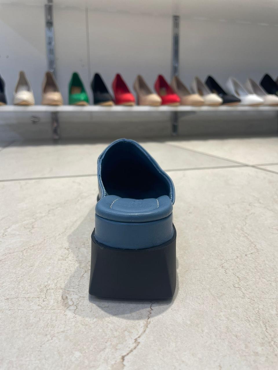 Сабо женские "Mario Muzi" цвет индиго. Размер 36,37,38,39,40. (id ...