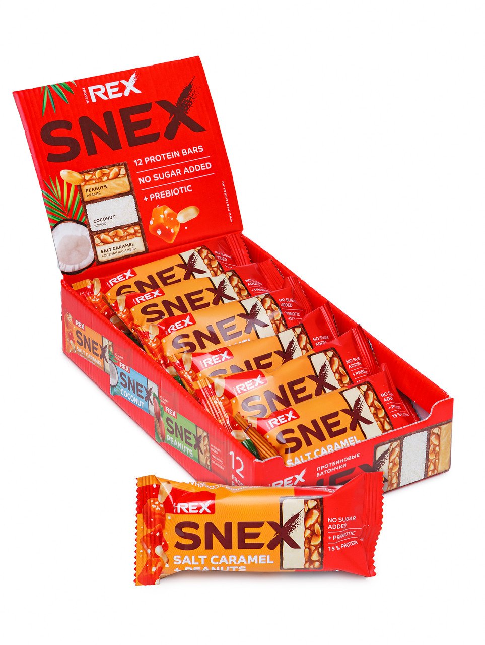 ProteinRex | Многослойный батончик SNEX "соленая карамель" (id 107617739)