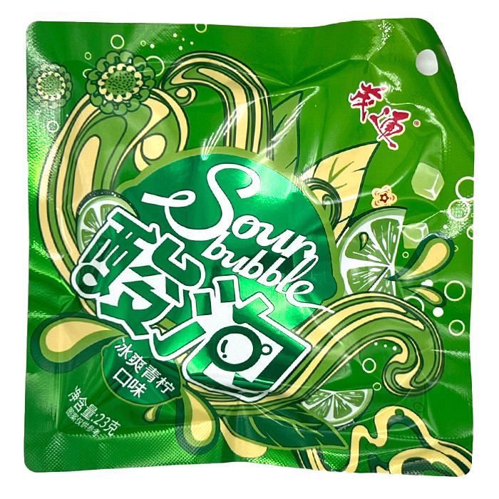 Леденцы Sour Bubble со вкусом Лайма 23 гр (20 шт в упаковке) / Китай ...