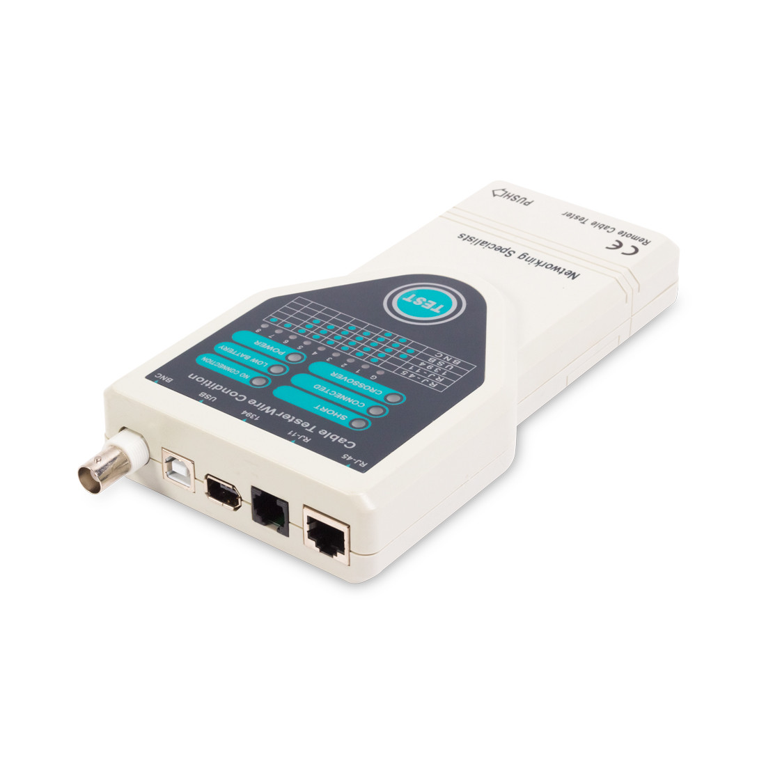 Кабельный тестер Ship G278 Для тестирования BNC RJ-45 RJ-11 USB IEE ...