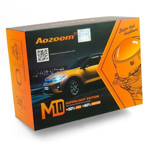 Светодиодные модули Bi-LED в фары AOZOOM M10 {Оригинал, 3", 2 чипа, 2 ...