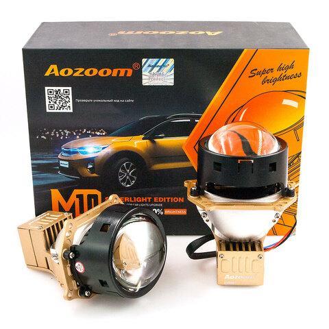Светодиодные модули Bi-LED в фары AOZOOM M10 {Оригинал, 3", 2 чипа, 2 ...