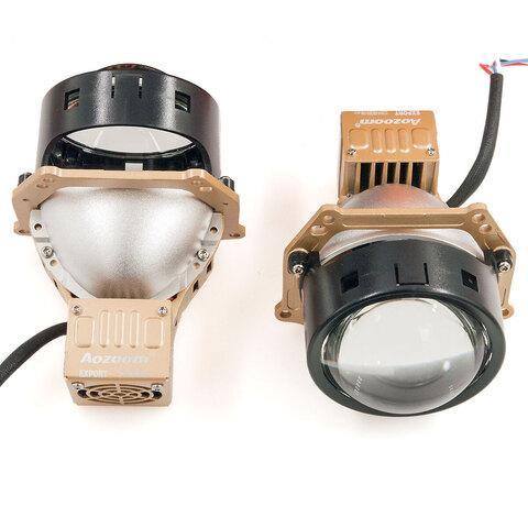 Светодиодные модули Bi-LED в фары AOZOOM M10 {Оригинал, 3", 2 чипа, 2 ...