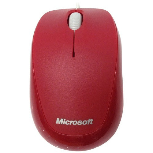 Мышь Microsoft Compact Mouse 500, Red, Wired, Optical, 800dpi, USB (id ...