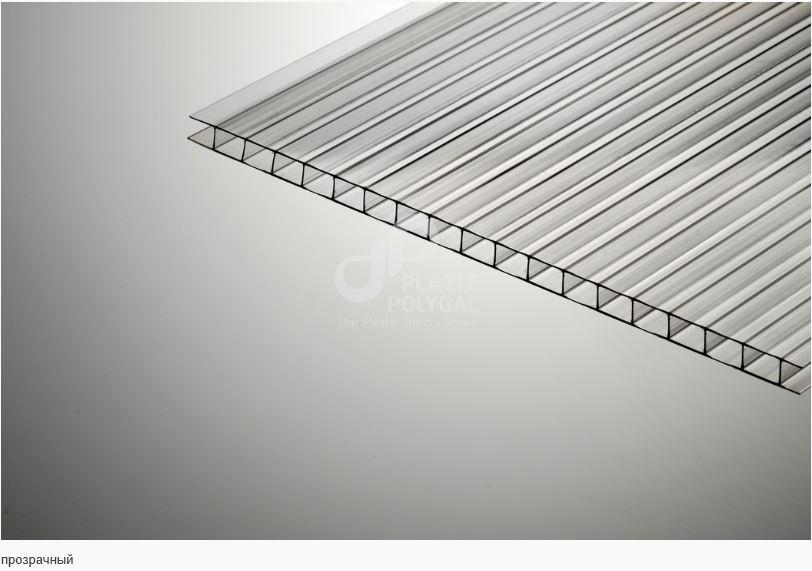 POLYGAL серии Стандарт, 16 мм (2,1х12 метров) Поликарбонат сотовый ...
