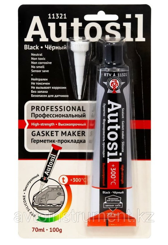 Автогерметик Автосил 11321 100гр черный в блистере: продажа, цена в ...