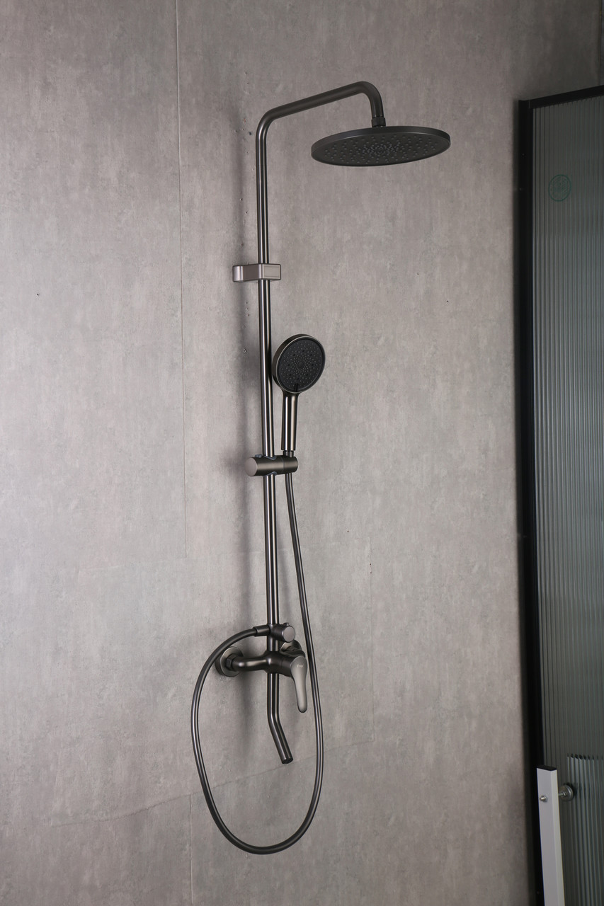 Душевая система Frap оружейная сталь F24011-9: низкие цены со склада в Алматы. Доставка по ...