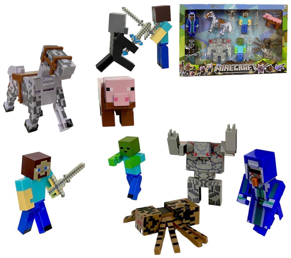 8456 MINECRAFT майнкрафт фигурки 43*28 см: продажа, цена в Алматы ...