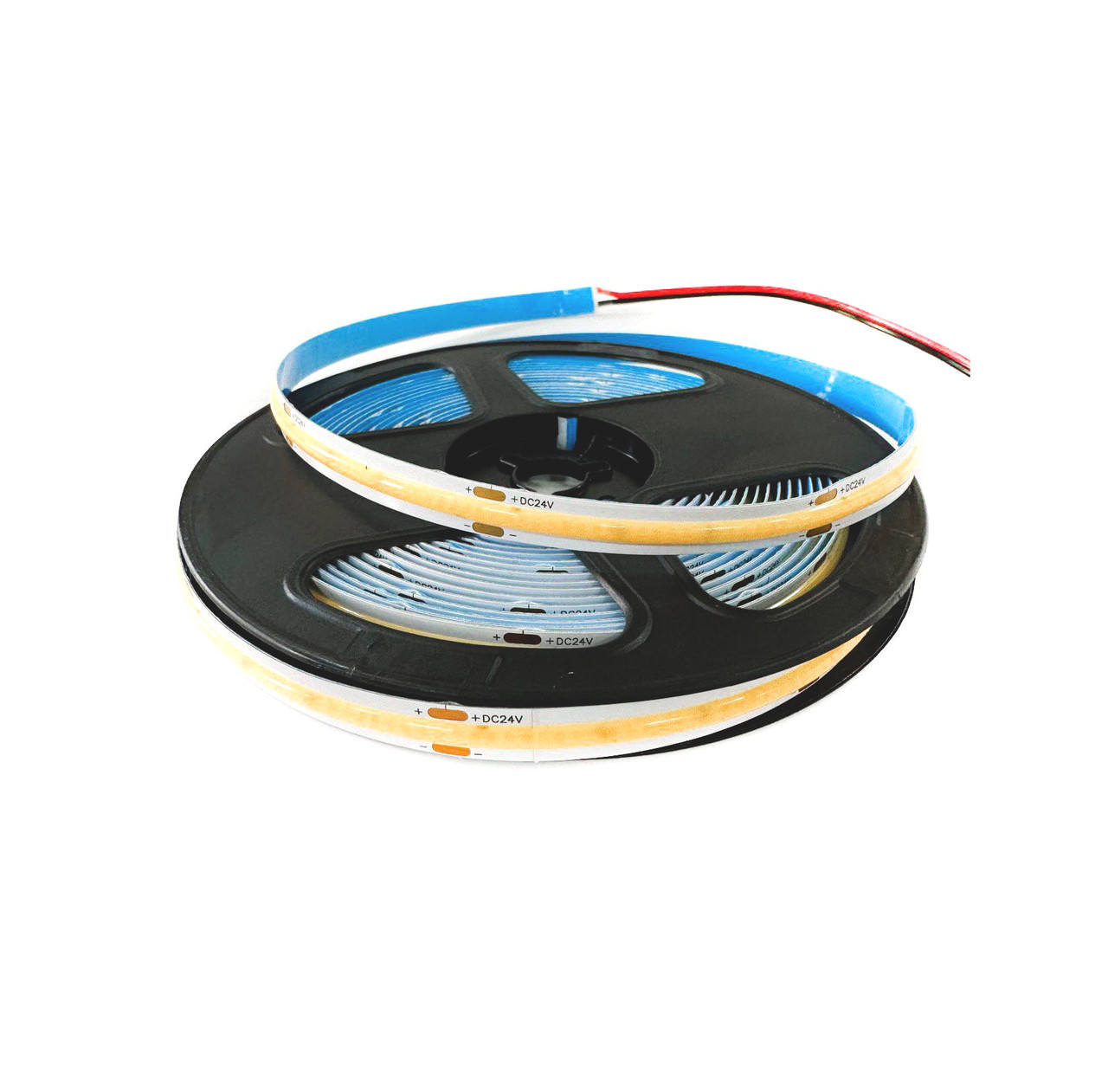 Лента светодиодная COB 528/м 8мм 24V/10W 1x5м 4000К БЕЛАЯ IP20 (кратно ...