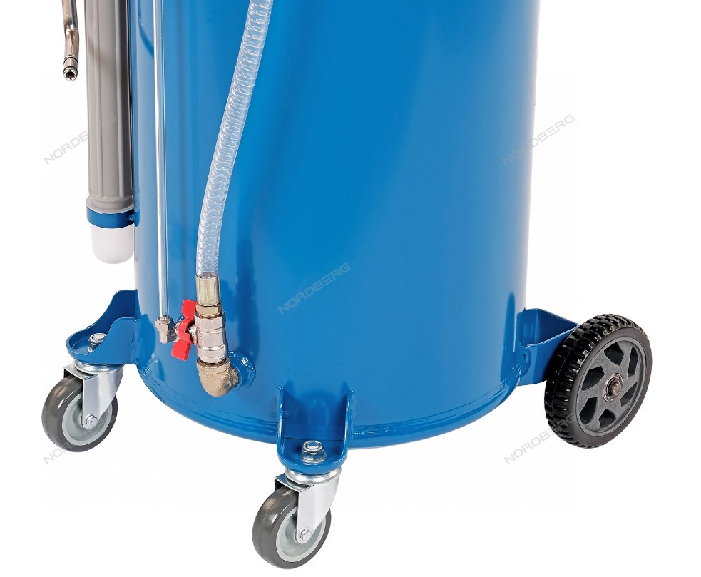 Установка для сбора масла пневматическая, 65 л (синяя) (ст.арт.2379 ...