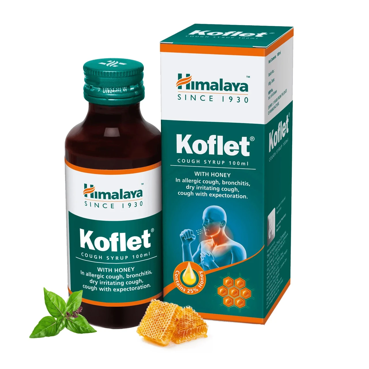 Кофлет сироп при кашле (Koflet Syrup HIMALAYA), 100 мл.: продажа, цена ...