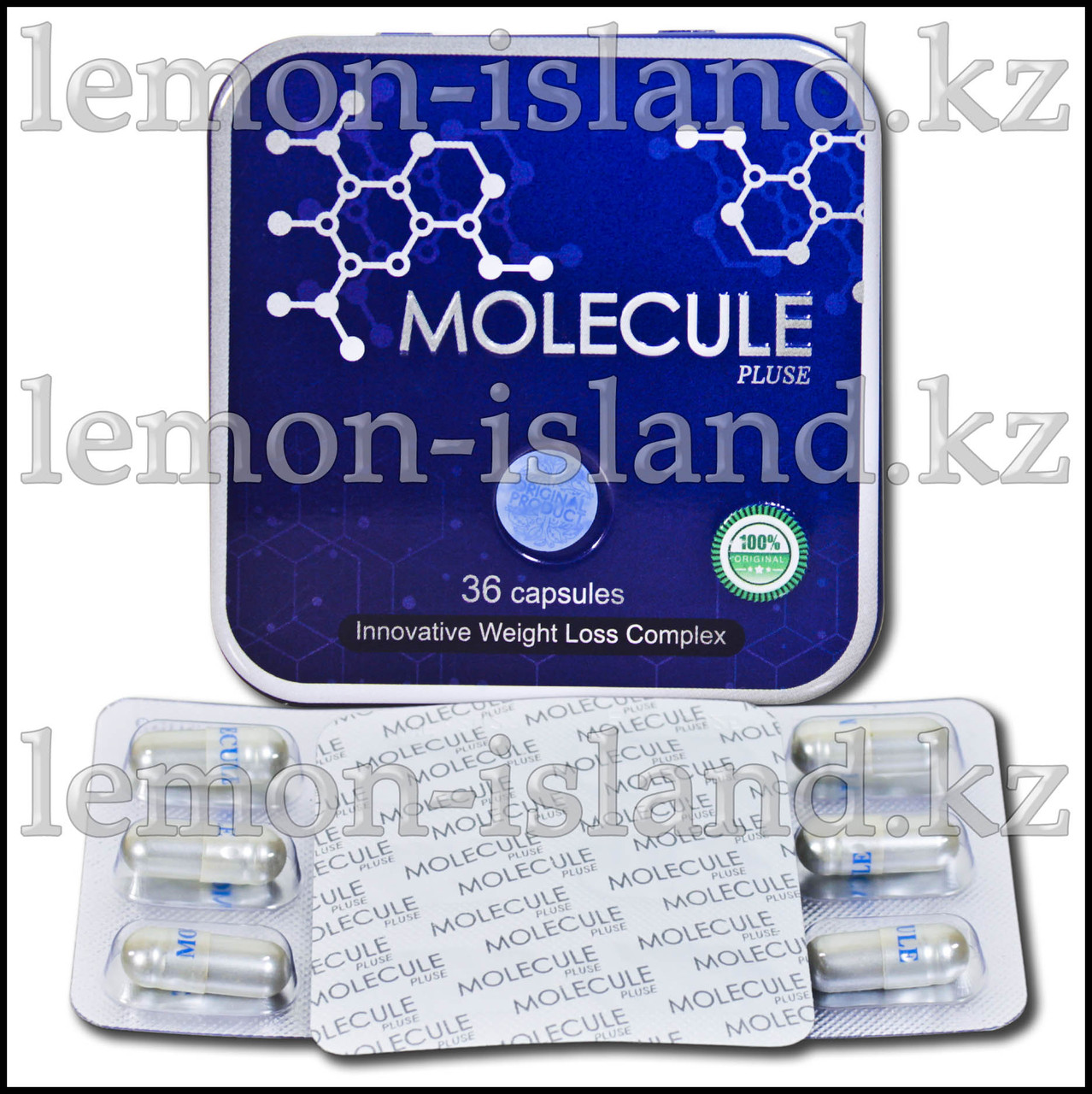Капсулы для похудения "Молекула Плюс" (Molecule Pluse) в жестяной ...
