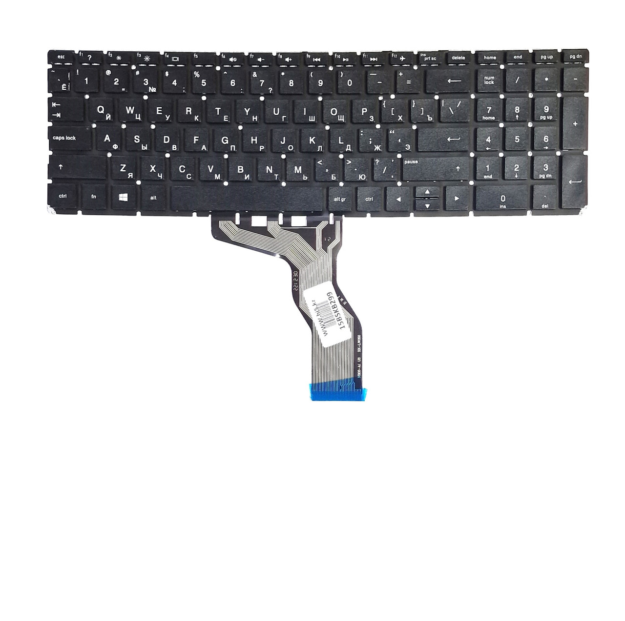 Клавиатура для HP Pavilion 15-BS 15-BW 15-RA 250 G6 17-bs 15s-ES RU ...