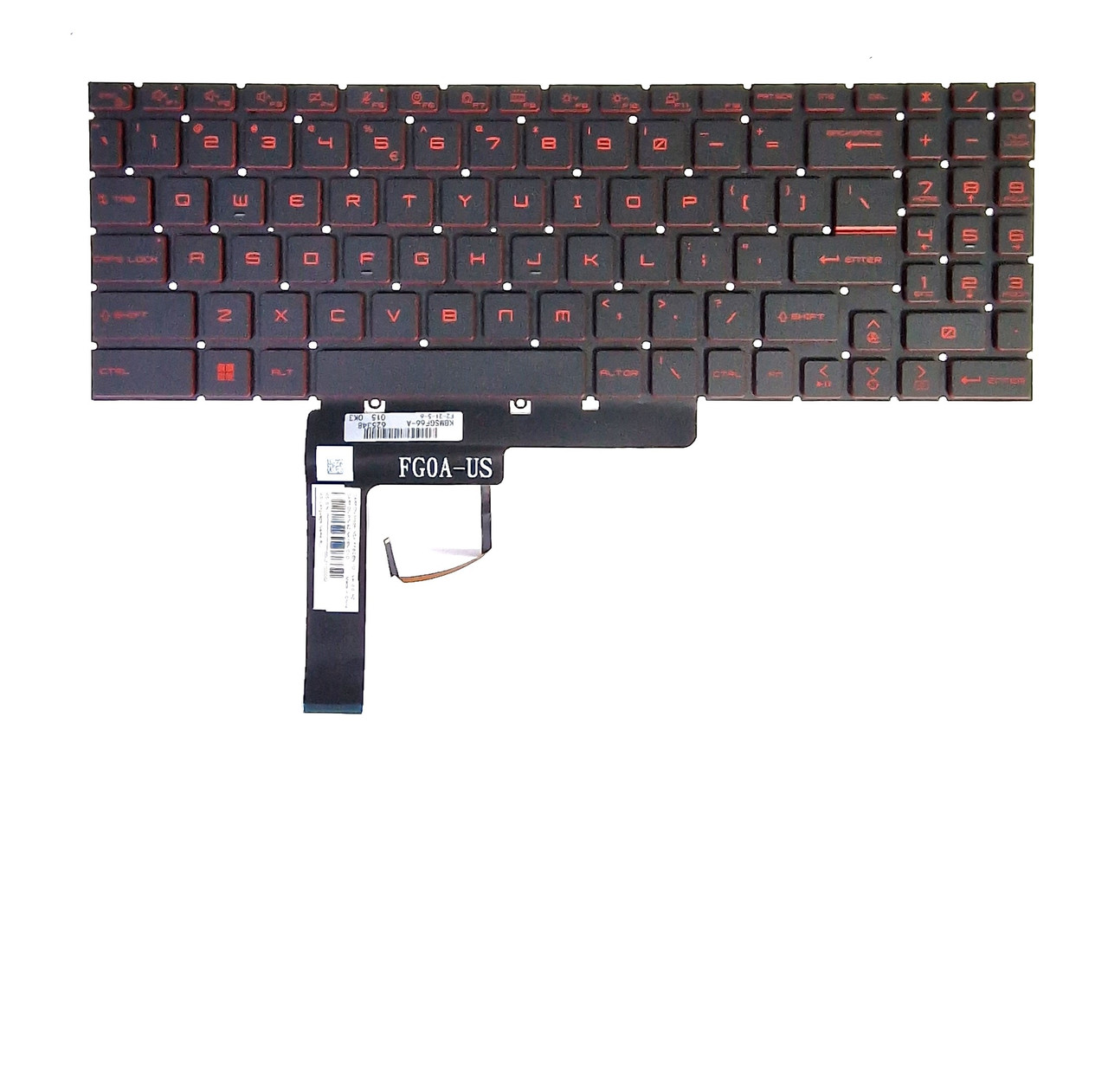 Клавиатура MSI Katana GF66 GF76 Pulse GL66 GL76 с подсветкой ENG купить ...