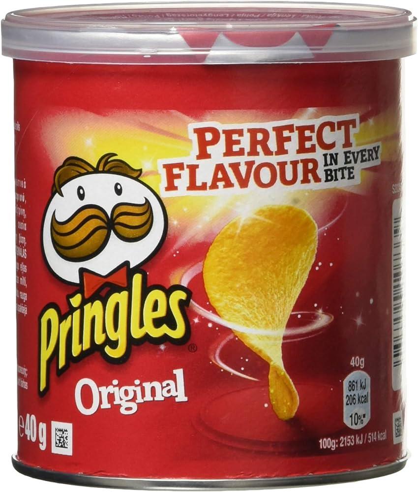 Чипсы PRINGLES Original 40 гр (12 шт в упаковке) ВЕЛИКОБРИТАНИЯ ...