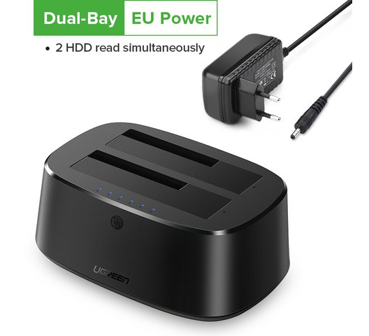 UGREEN 50857 Док-станция CM198, для жестких дисков, USB 3.0, Hard Drive ...