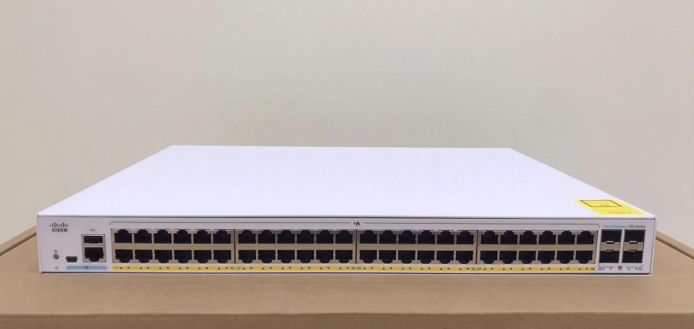 Cisco CBS350-48P-4G-EU Коммутатор управляемый L3 CBS350 48-port GE, PoE ...