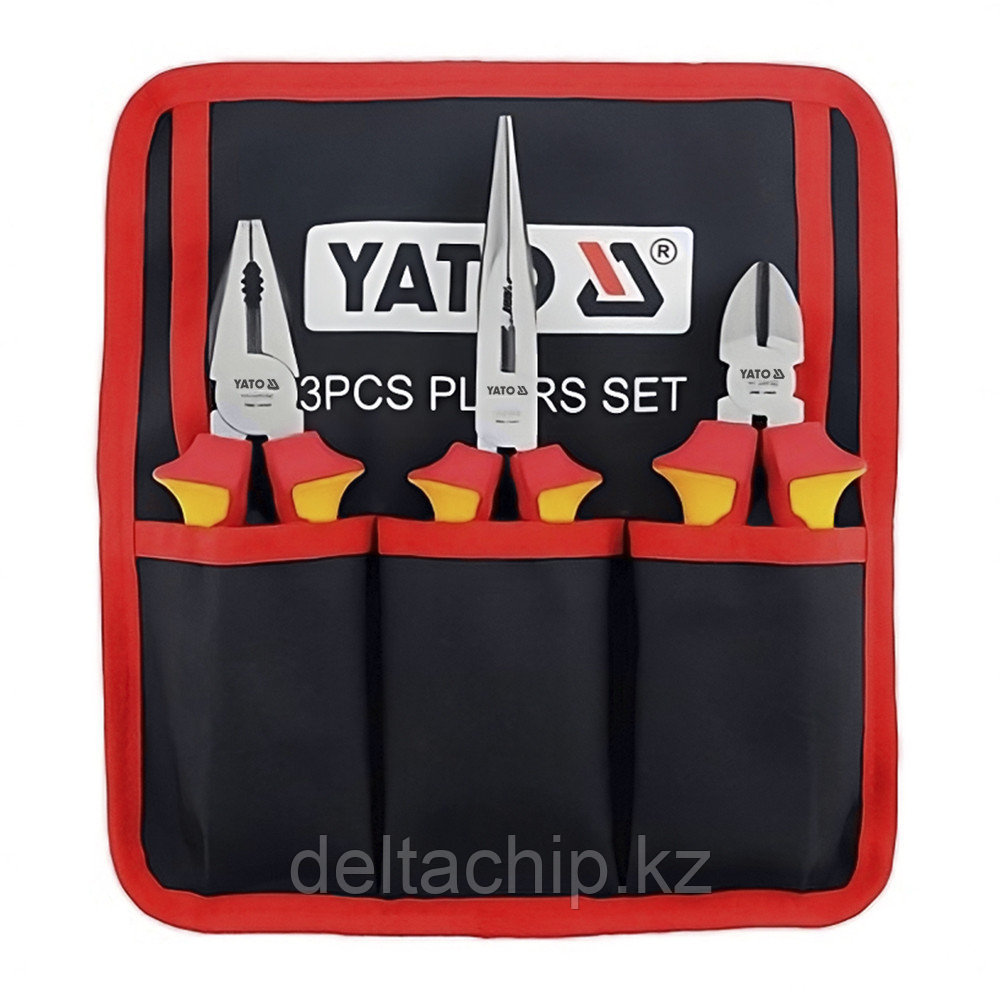 Набор инструментов для высоковольтных работ 3 предмета YATO YT-39600 ...