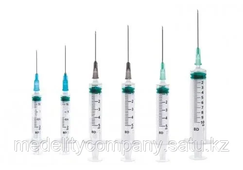 Шприц "Bioject" Budget 10 мл с игл 21Gх1 1/2" инъекц. 3х-комп ...