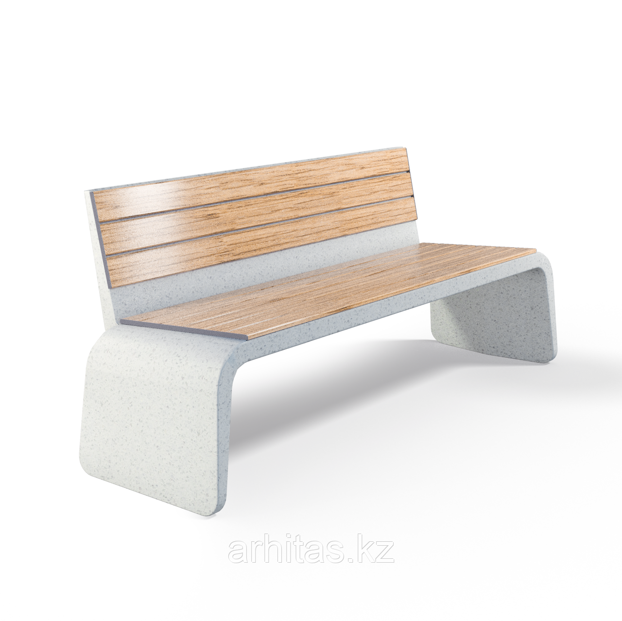 Купить уличную скамейку Urban Bench Two: Уличная мебель из композитного ...