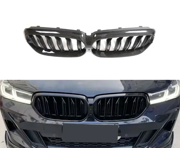 Карбоновая решетка радиатора для BMW M5 F90 LCI 2020-2024+: продажа ...
