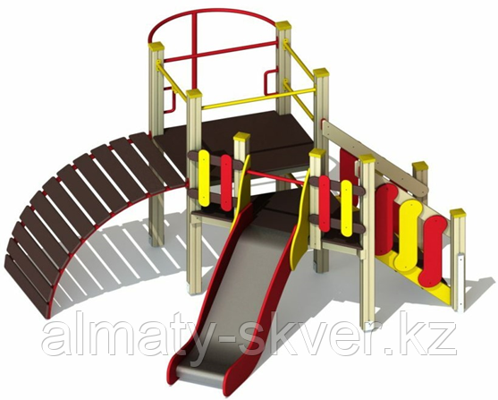 Детский игровой комплекс УСН 8601-0113-0103: продажа, цена в Алматы. Игровые площадки и ...