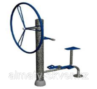 Тренажер "Велотренажер и штурвал" УСН 8601-0216-0113: продажа, цена в Алматы. Уличные тренажеры ...