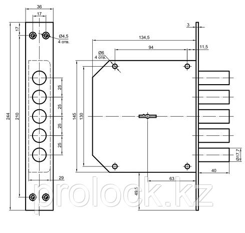 Сувальдный замок Border 72260 К 8-6: продажа, цена в Алматы. Замки от ...